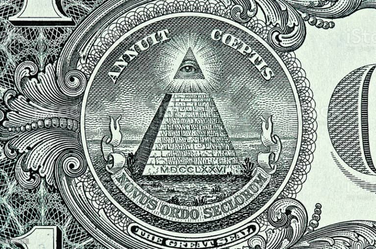 Pyramid on One Dollar Bill macro - GenSix Productions